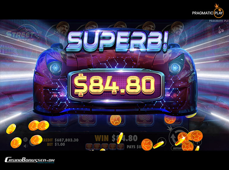 Street Racer Spilleautomat » Læs vores anmeldelse af dette slotspil online